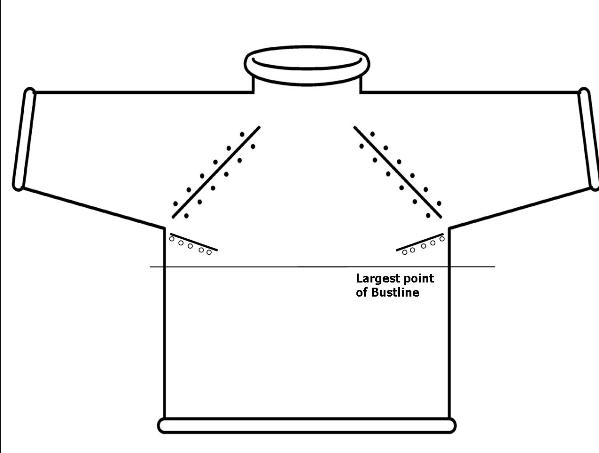 bust shaping – Deb Gemmell: Top Down, Gauge Free and more