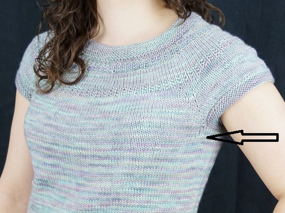 bust shaping – Deb Gemmell: Top Down, Gauge Free and more